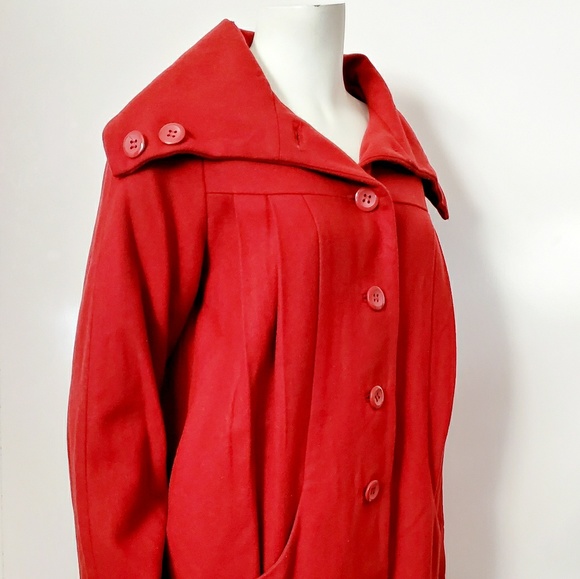 H&M | Jackets & Coats | Hm Coat Fold Over Collar New | Poshmark
